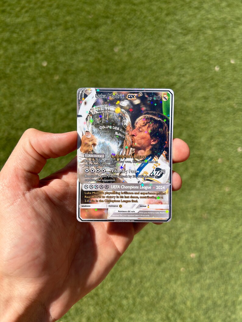 Toni Kroos and Luka Modrić Real Madrid FC UCL Special Custom Football ...