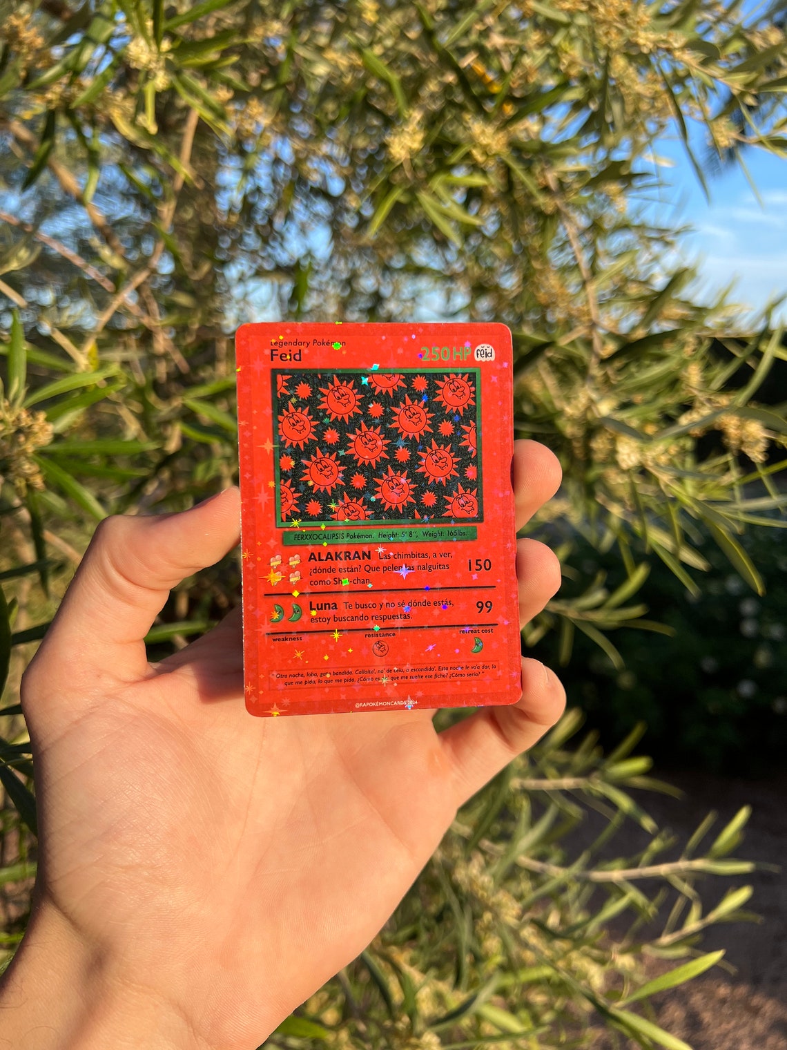 Feid ferxxocalipsis Pokémon Style OG Card - Etsy