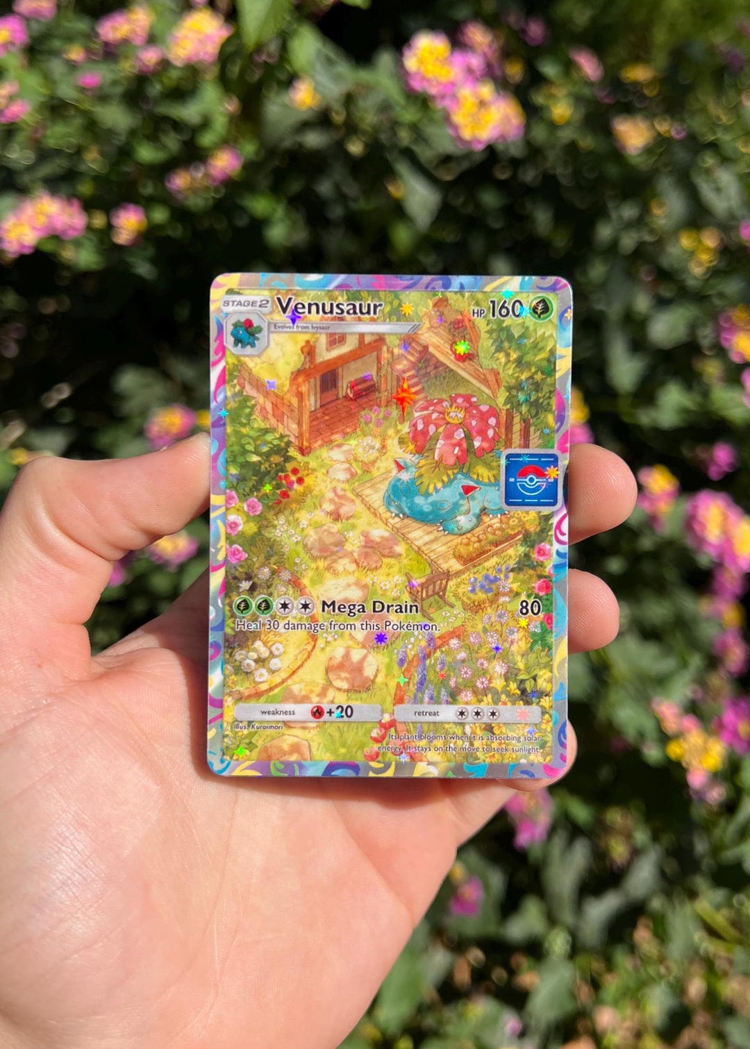 Custom Venusaur Pokémon TCG Pocket App Promo Card Replica - Etsy