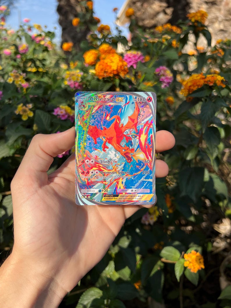 Custom Charizard EX Immersive Pokémon TCG Pocket App Card Replica ...