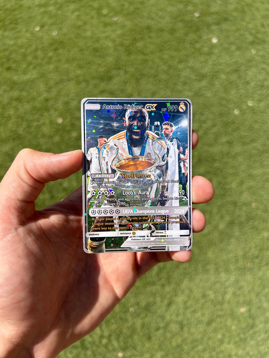 Antonio Rüdiger Real Madrid FC Champions League Special Custom Football ...