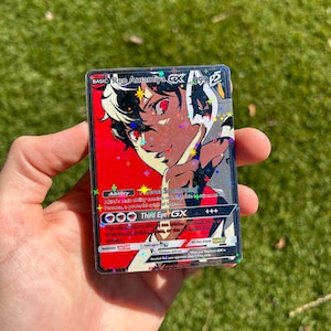 Persona 5 Custom Pokémon GX card Ren Amamiya or Akira - Etsy México