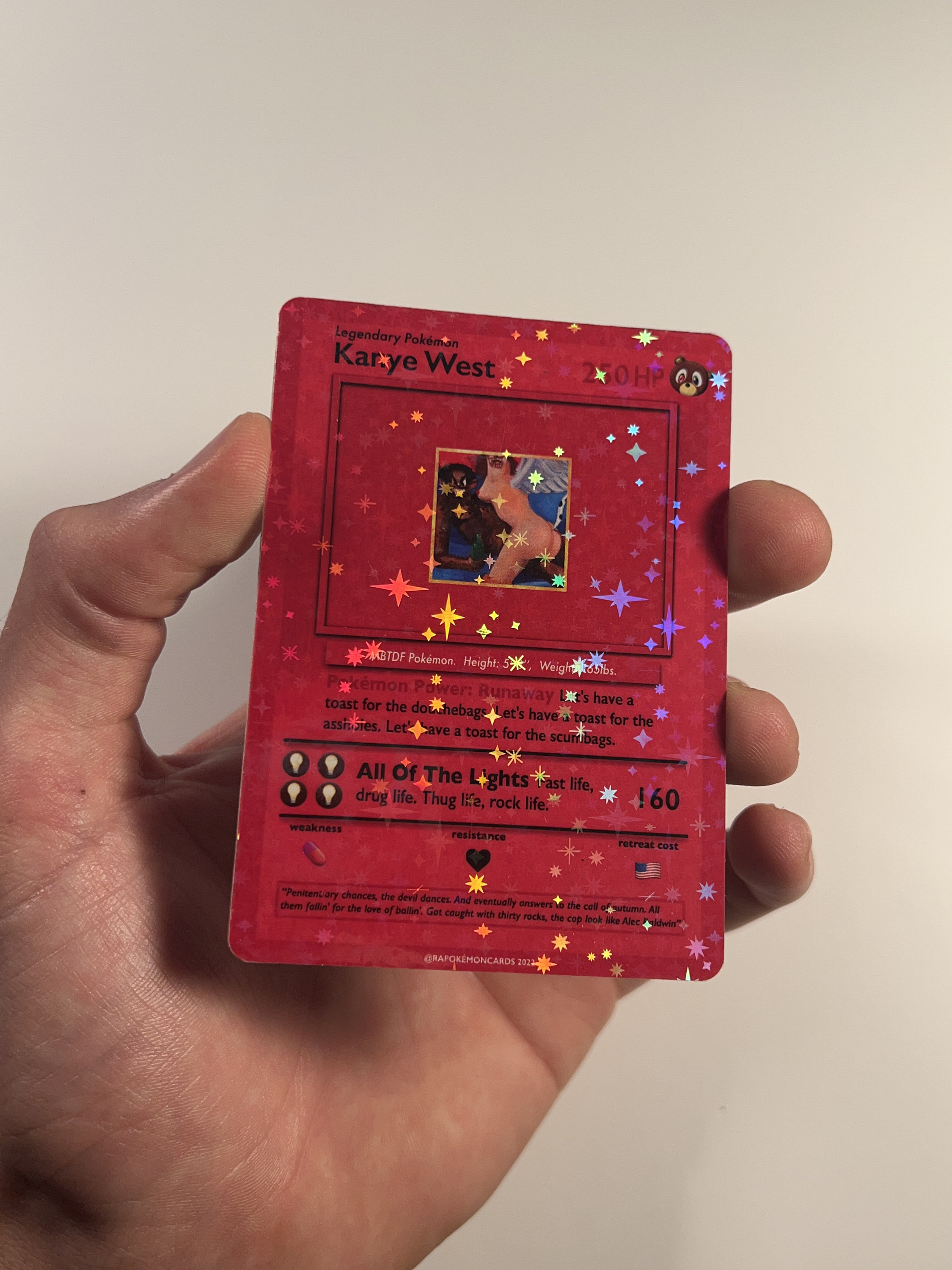 Kanye West YE mbdtf Pokémon Style OG Card - Etsy