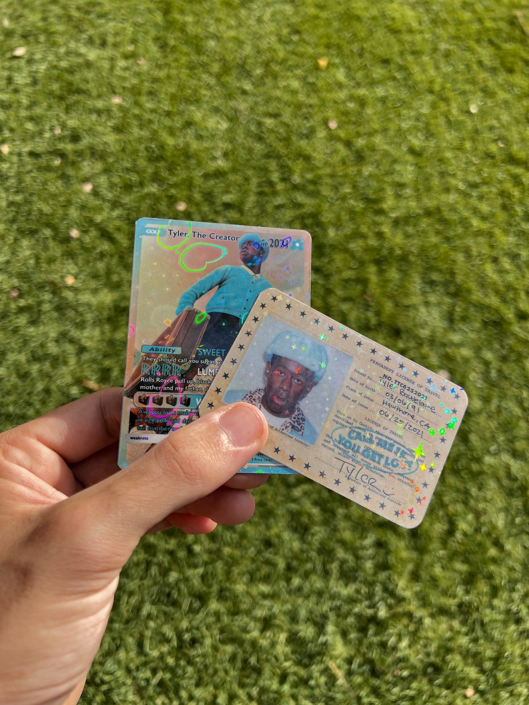 Tyler, the Creator Driver's License and Pokémon Style GX Card PACK - Etsy
