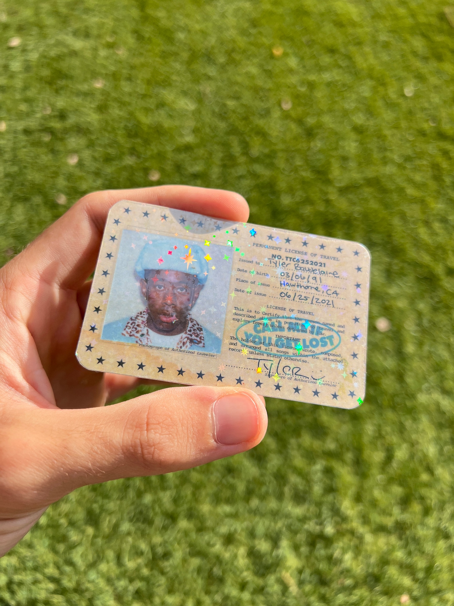 Tyler, the Creator Driver's License and Pokémon Style GX Card PACK - Etsy