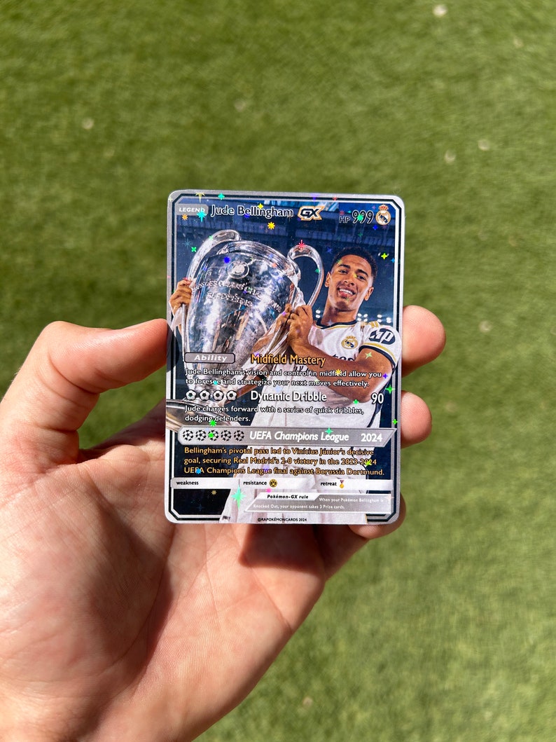 Vini Jr. Jude Bellingham and Rodrygo Real Madrid FC UCL Special Custom ...