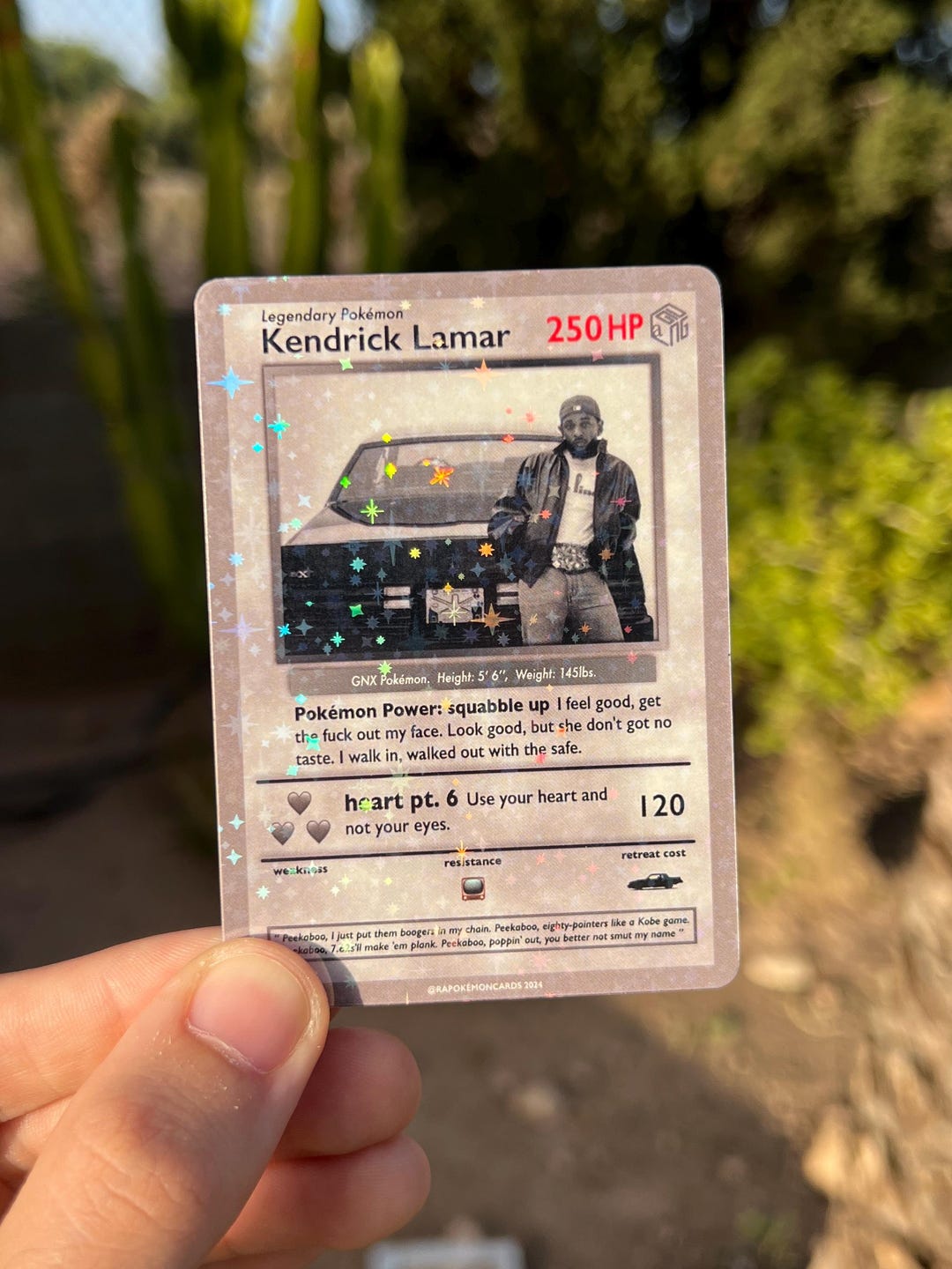 Kendrick Lamar gnx Pokémon Style OG Card - Etsy
