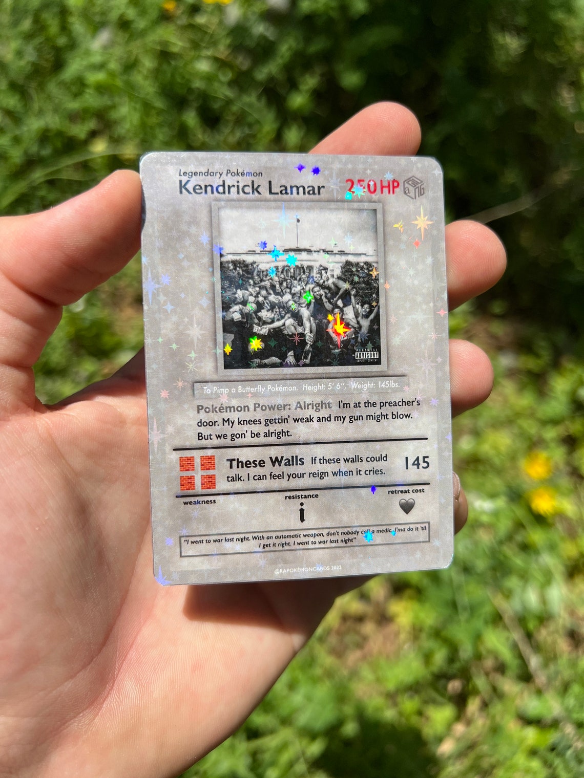 Kendrick Lamar to Pimp a Butterfly Pokémon Style OG Card - Etsy