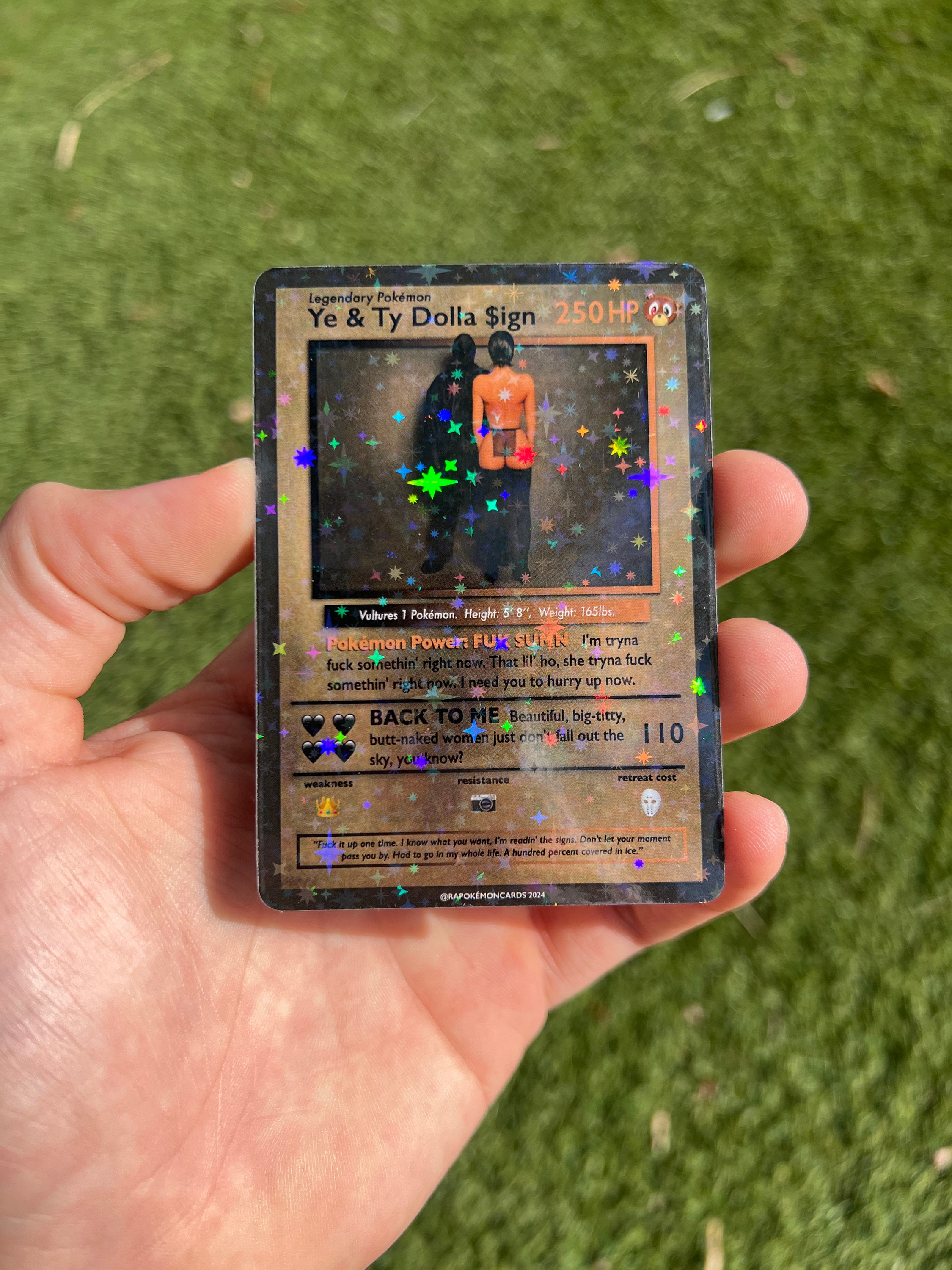 Kanye West Ye vultures 1 Pokémon Style PACK GX and OG Card - Etsy
