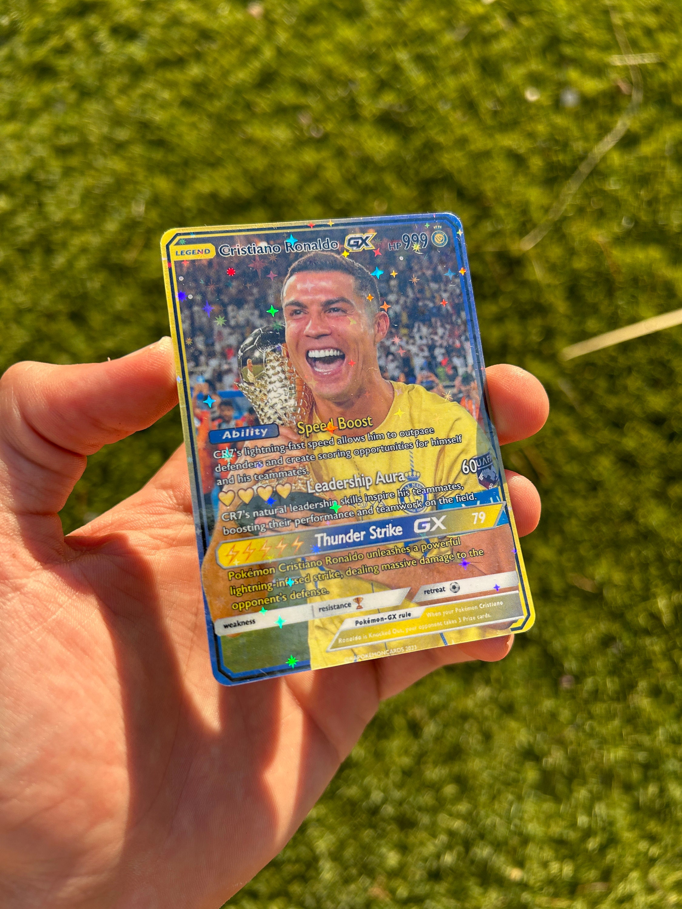 CR7 Cristiano Ronaldo FULL PACK Custom Soccer Pokémon GX Card. - Etsy