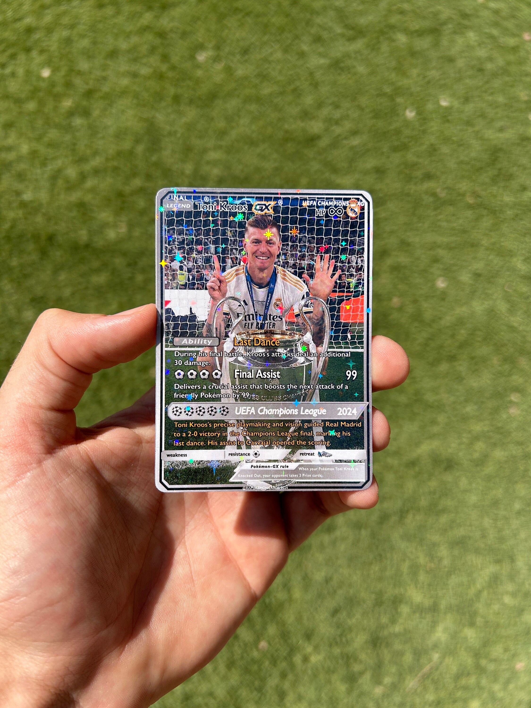 Toni Kroos Real Madrid FC Special Custom Football Pokémon GX Card ...