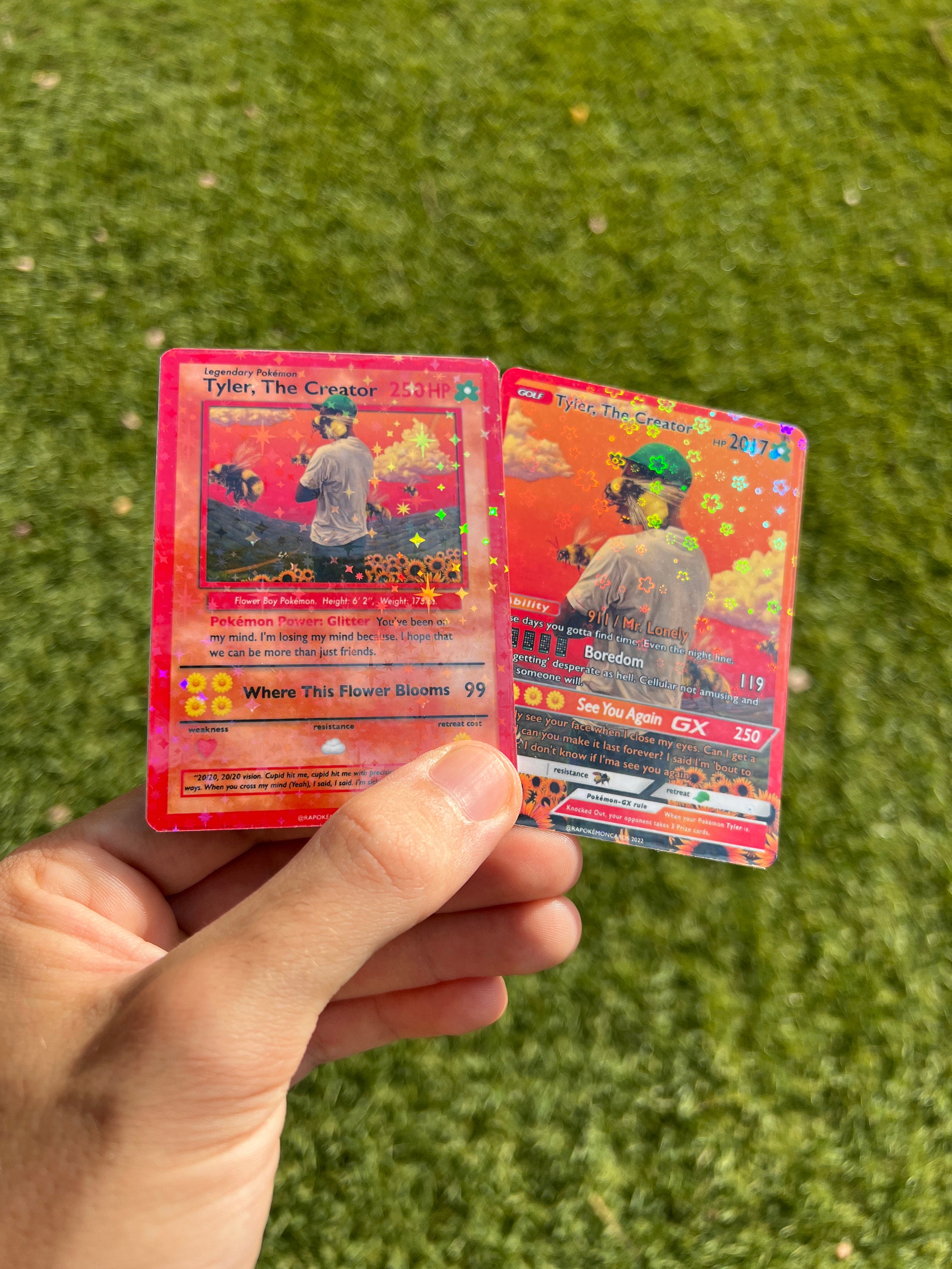 Tyler, the Creator flower Boy Pokémon Style OG and GX PACK Cards - Etsy