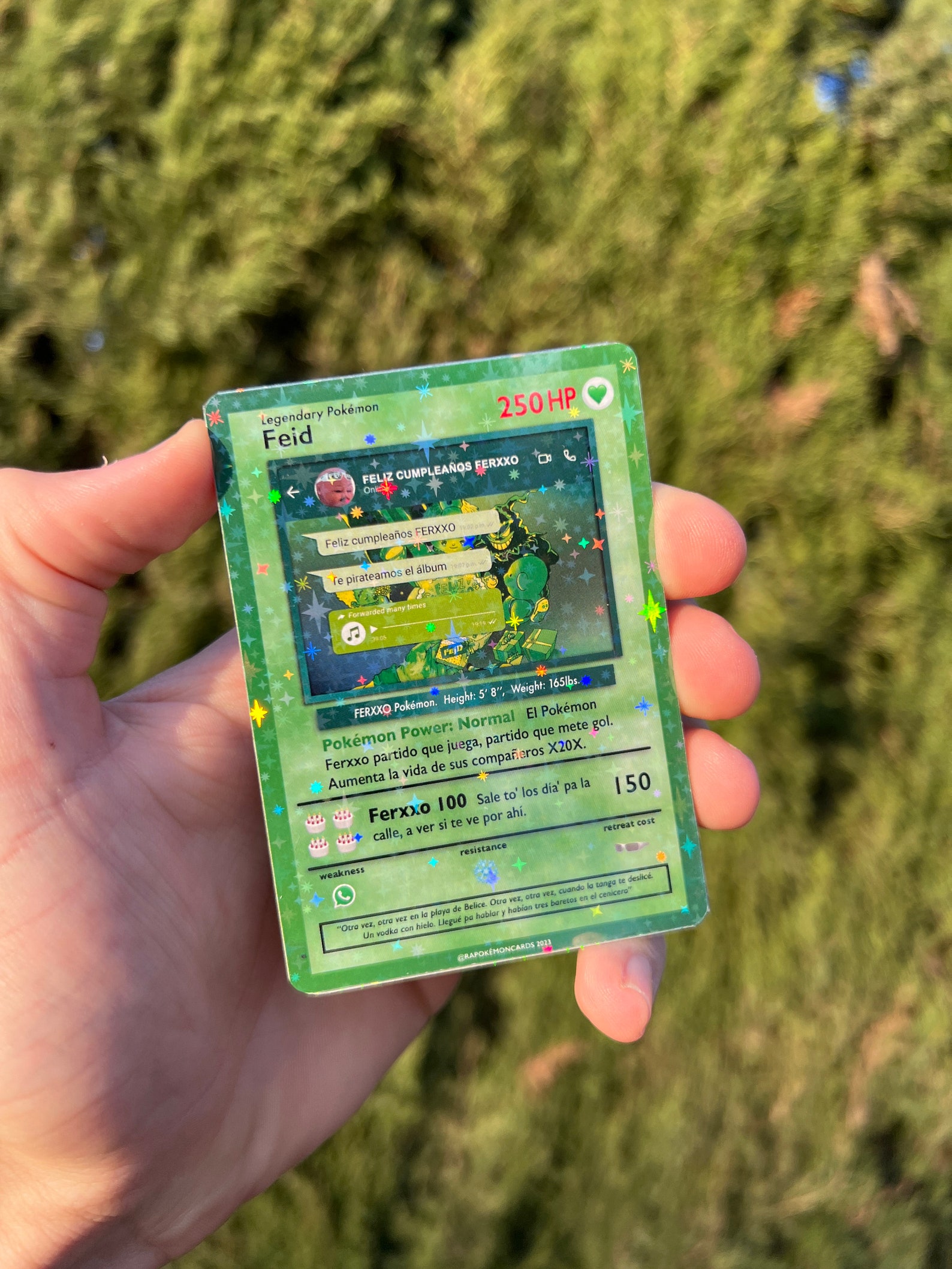 Feid happy Birthday Ferxxo We Pirated Your Album Pokémon Style OG Card ...