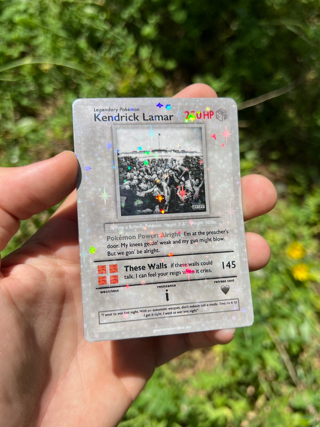 Kendrick Lamar to Pimp a Butterfly Pokémon Style OG Card - Etsy