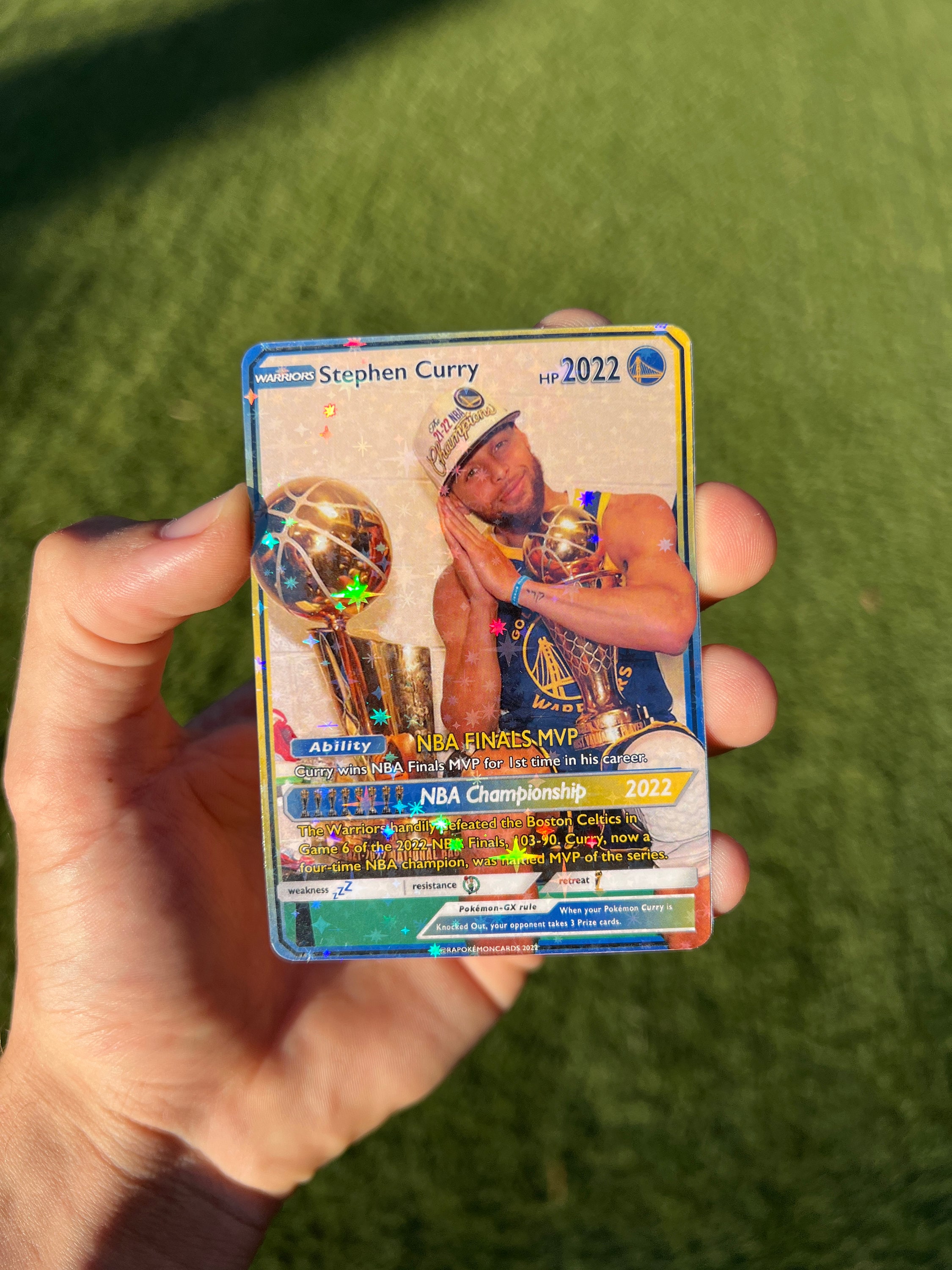 Stephen Curry nba Champion 2022 Pokémon Style GX Card - Etsy
