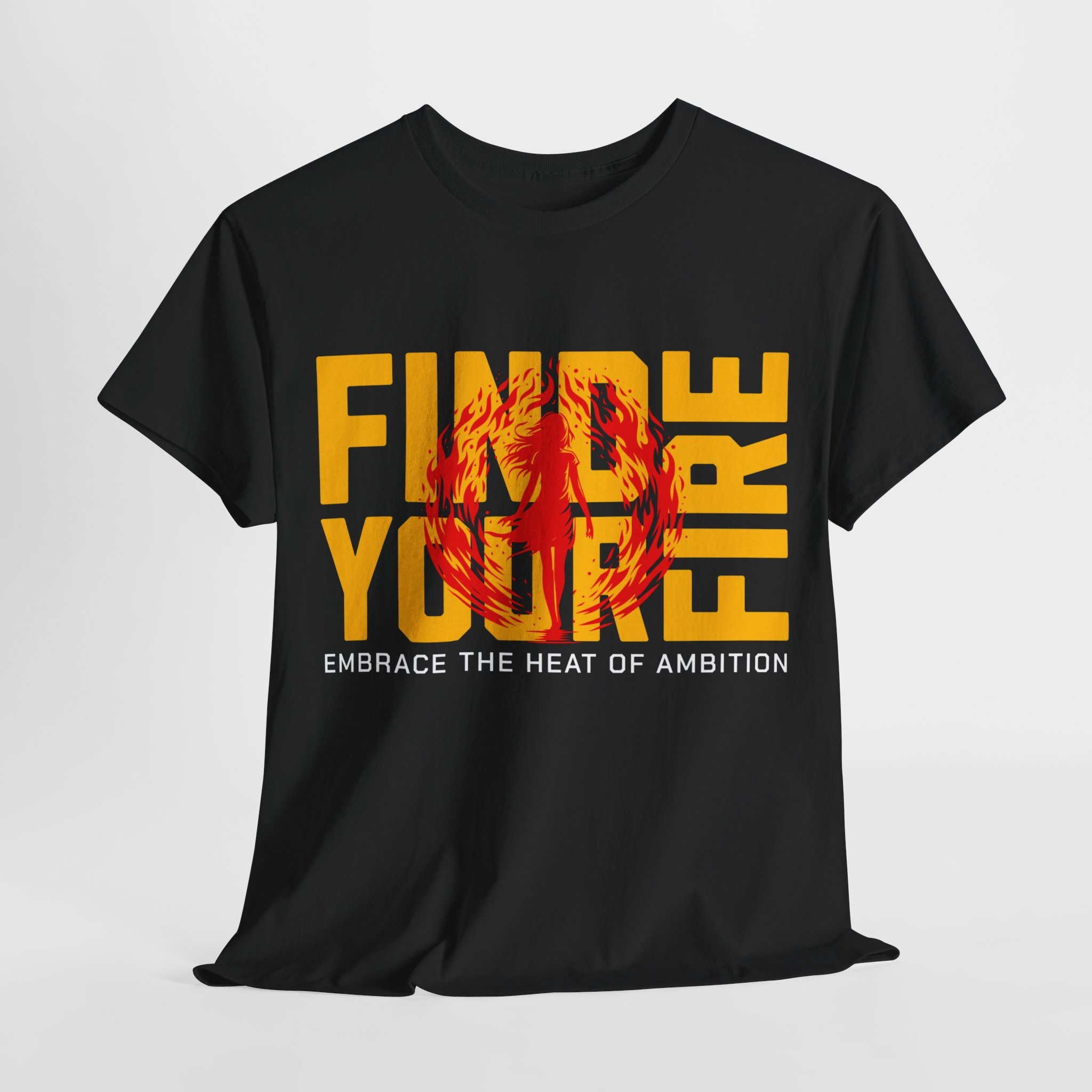 Find Your Fire Shirt, Motivational Quote Tee, Inspirational Graphic T ...