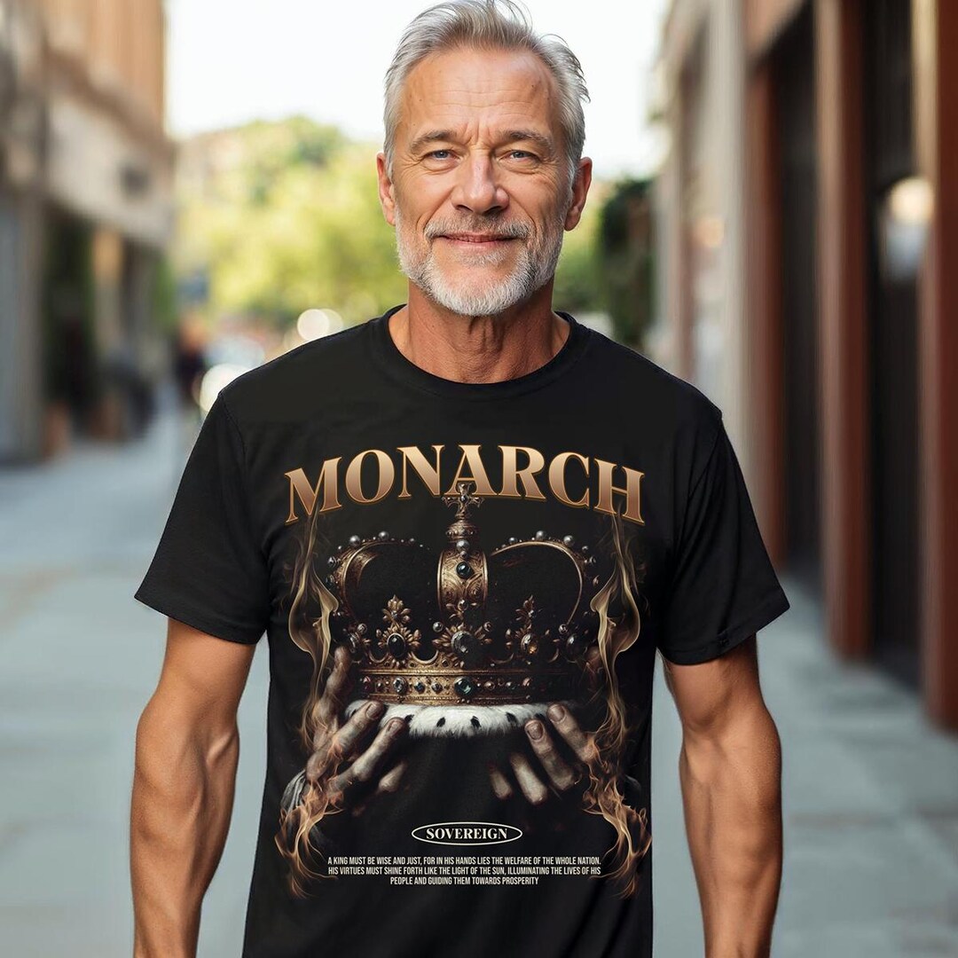 Monarch Butterfly T-shirt, King Shirt for Men, Dad Gift Idea, Boyfriend ...