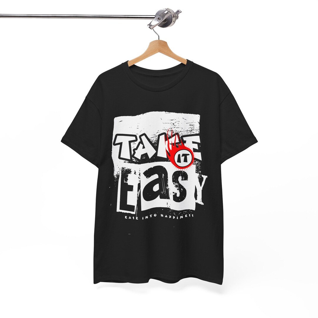 Take It Easy Shirt, Relaxed Vibes Graphic Tee, Casual Comfort T-shirt ...
