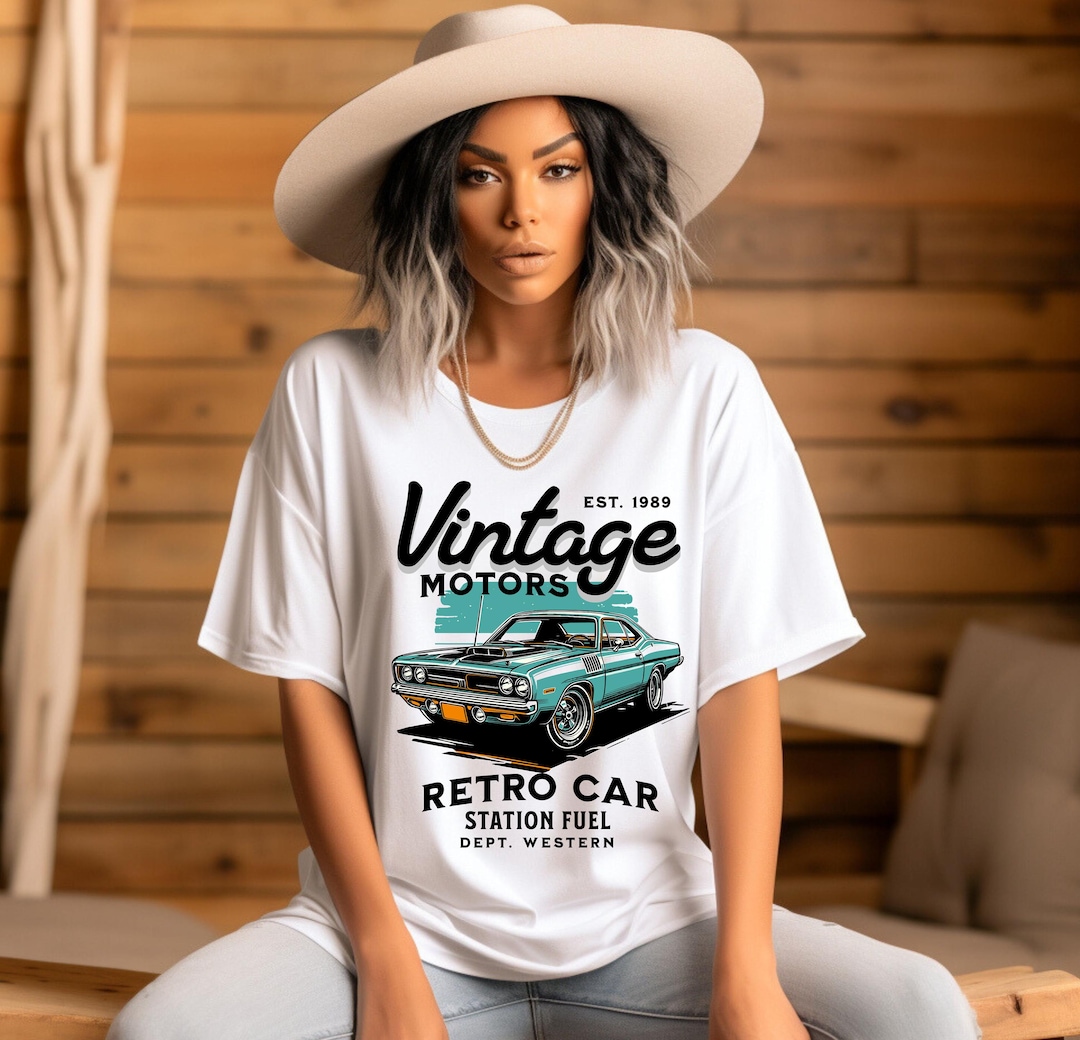 Vintage Car T-shirt, Classic Car Tee, Retro Vehicle Shirt, Antique ...