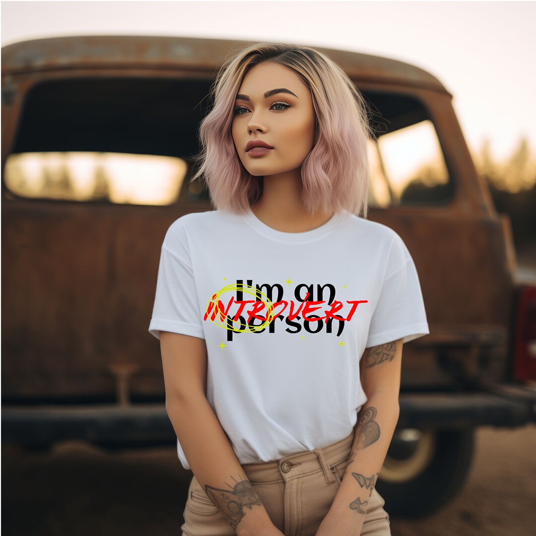 I'm an Introverted Person Shirt, Introverting Gift, Womens Go Away Tee ...