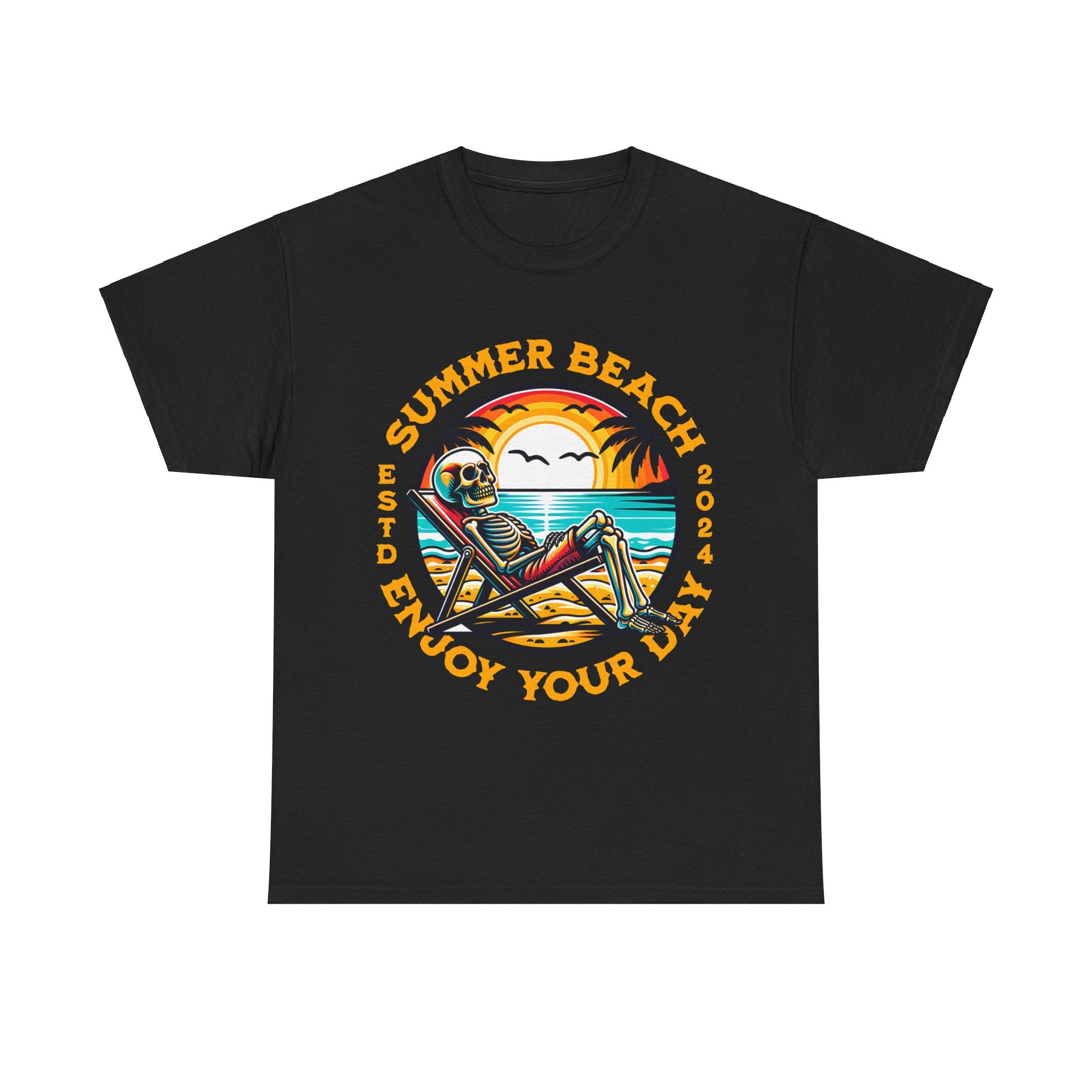 Summer Beach Enjoy Your Day T-shirt, Summer Vibes Tee, Sunshine Graphic ...