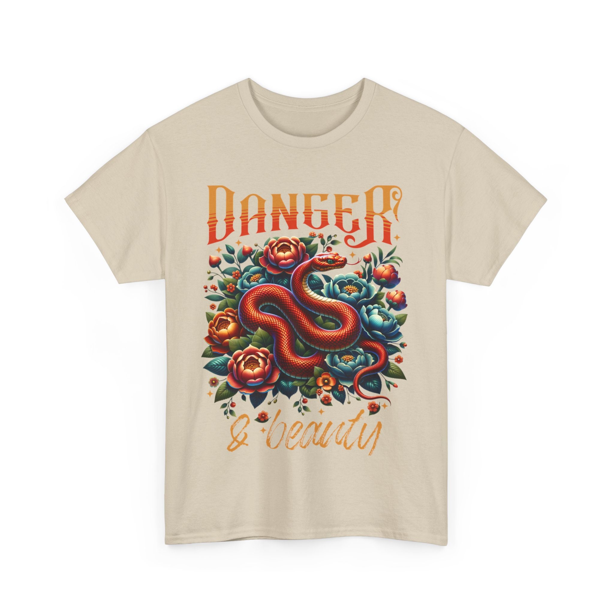Dangers and Beauty Graphic Tee, Beauty in Danger Shirt, Bold Statement ...
