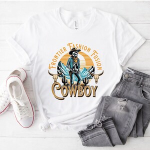 Cowboy Adventure Graphic Tee, Cowboy Shirt, Long Live Cowgirls, Boho ...