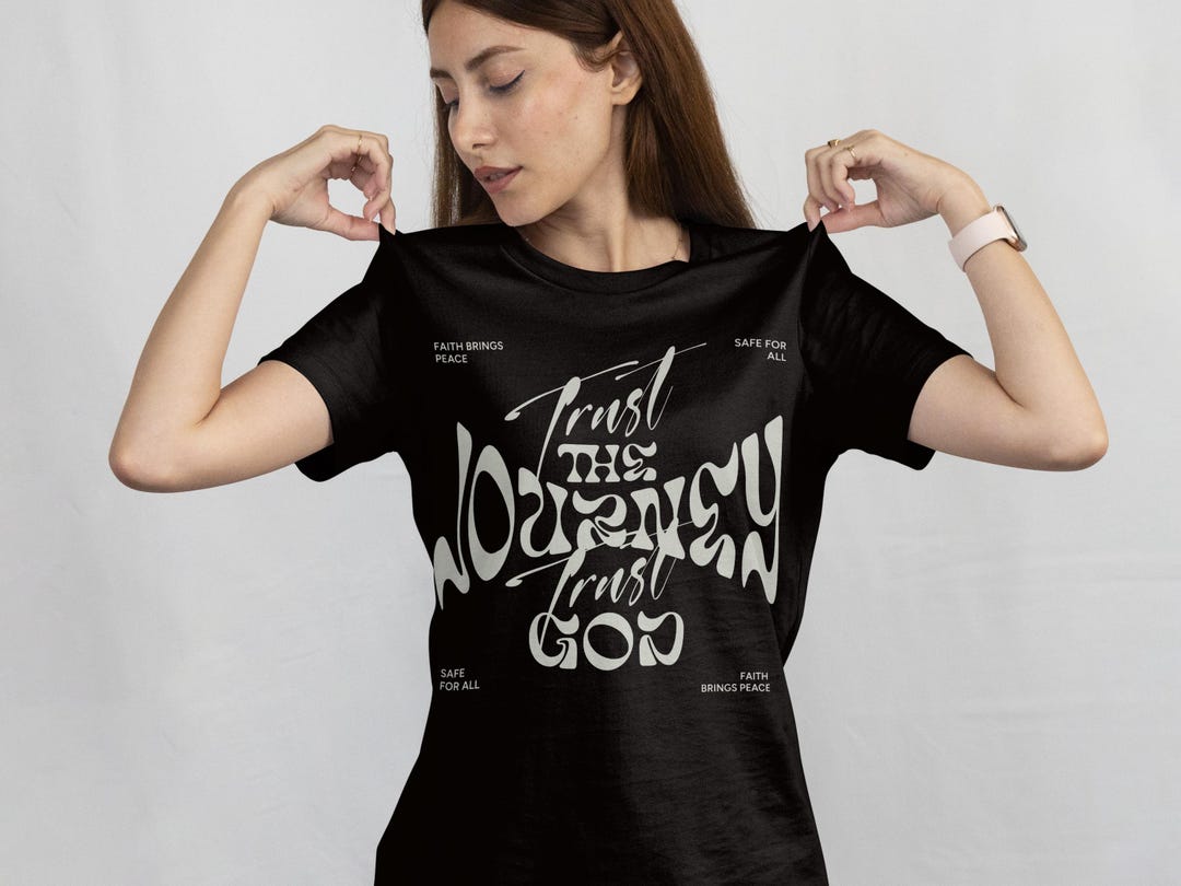Trust the Journey Trust God T-shirt, Faith-based T-shirt, Religious ...