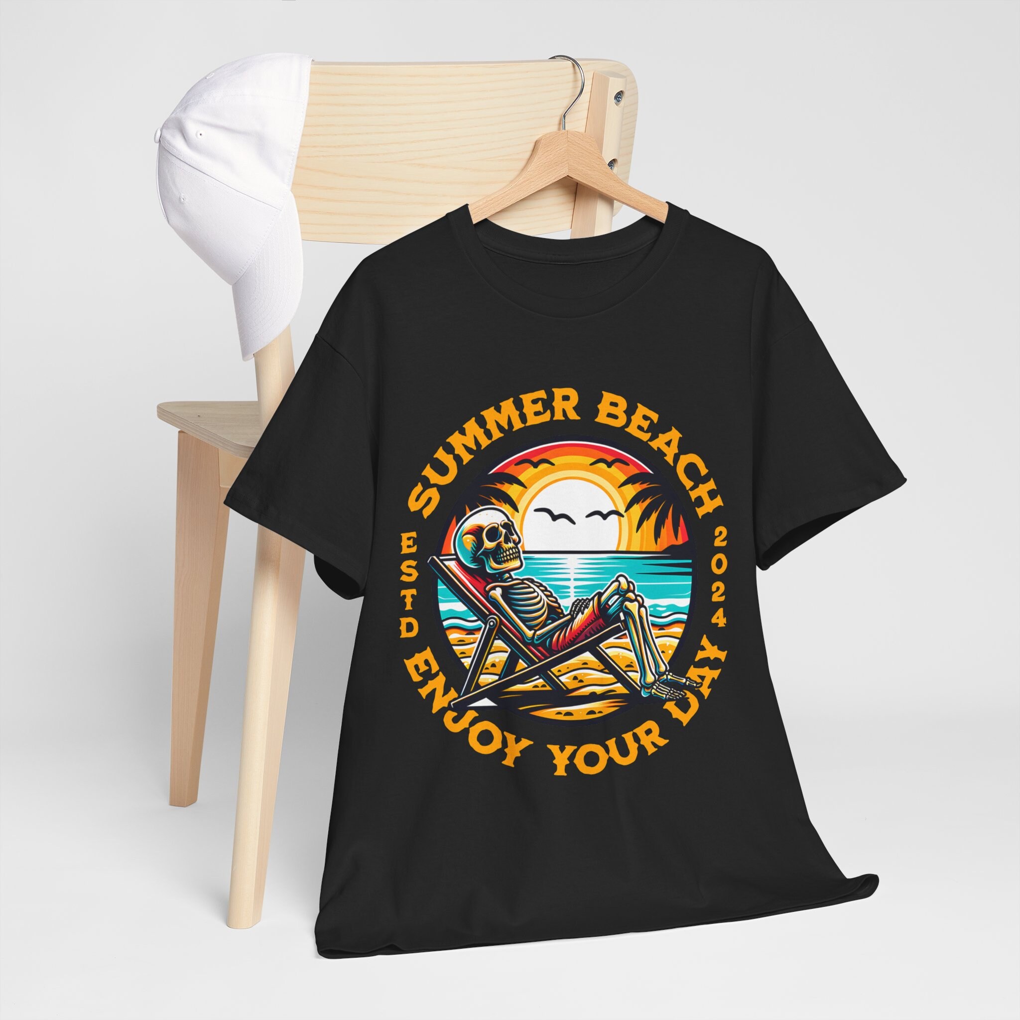 Summer Beach Enjoy Your Day T-shirt, Summer Vibes Tee, Sunshine Graphic ...