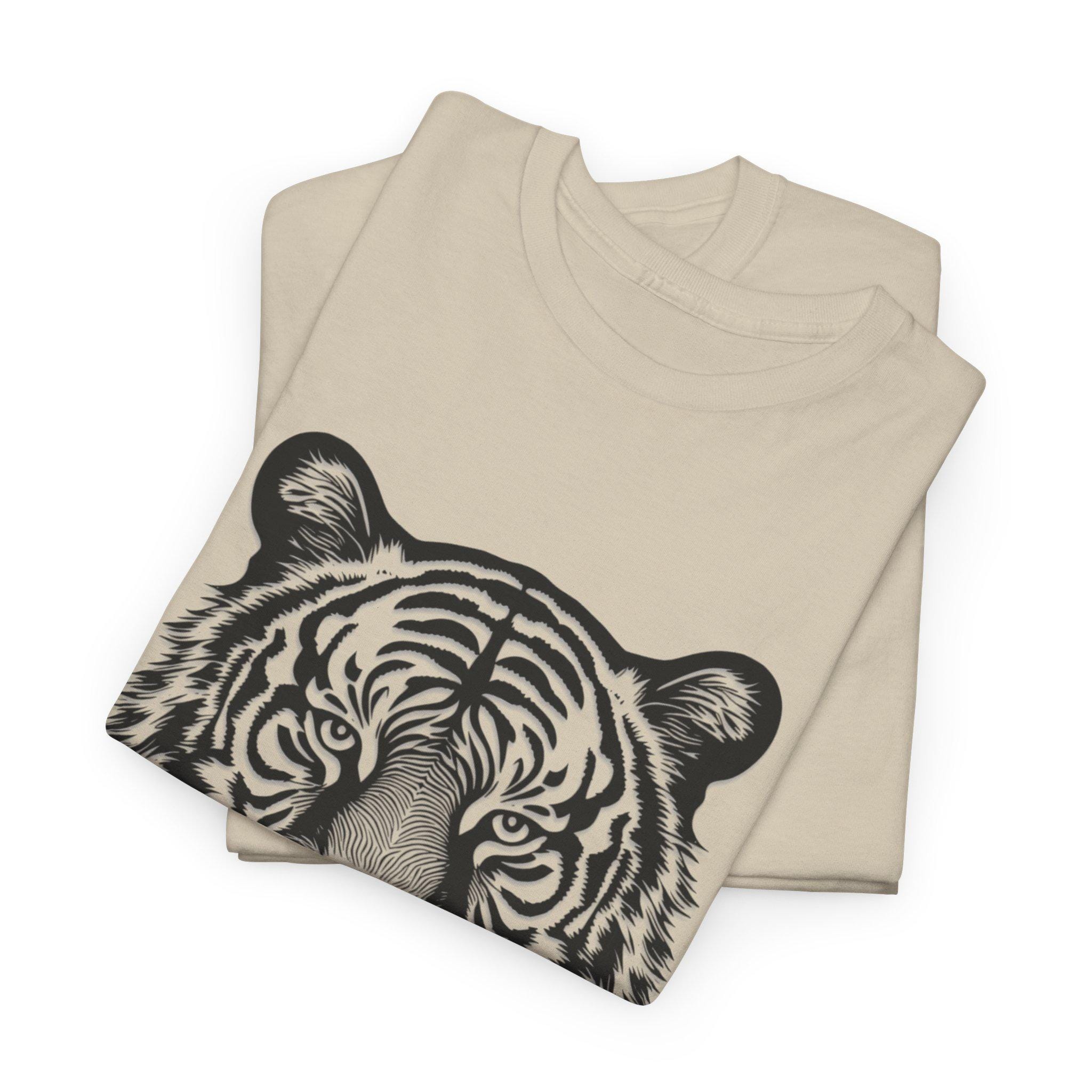 Tiger Graphic T-shirt, Majestic Tiger Graphic T-shirt, Vintage Tee ...