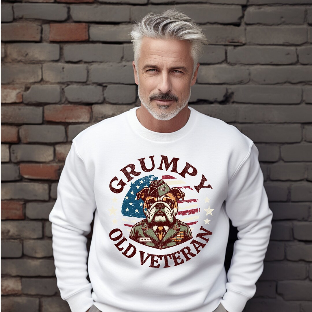 Grumpy Old Veteran Tshirt, Birthday Gift, Gift for Grandpa, Daddy ...