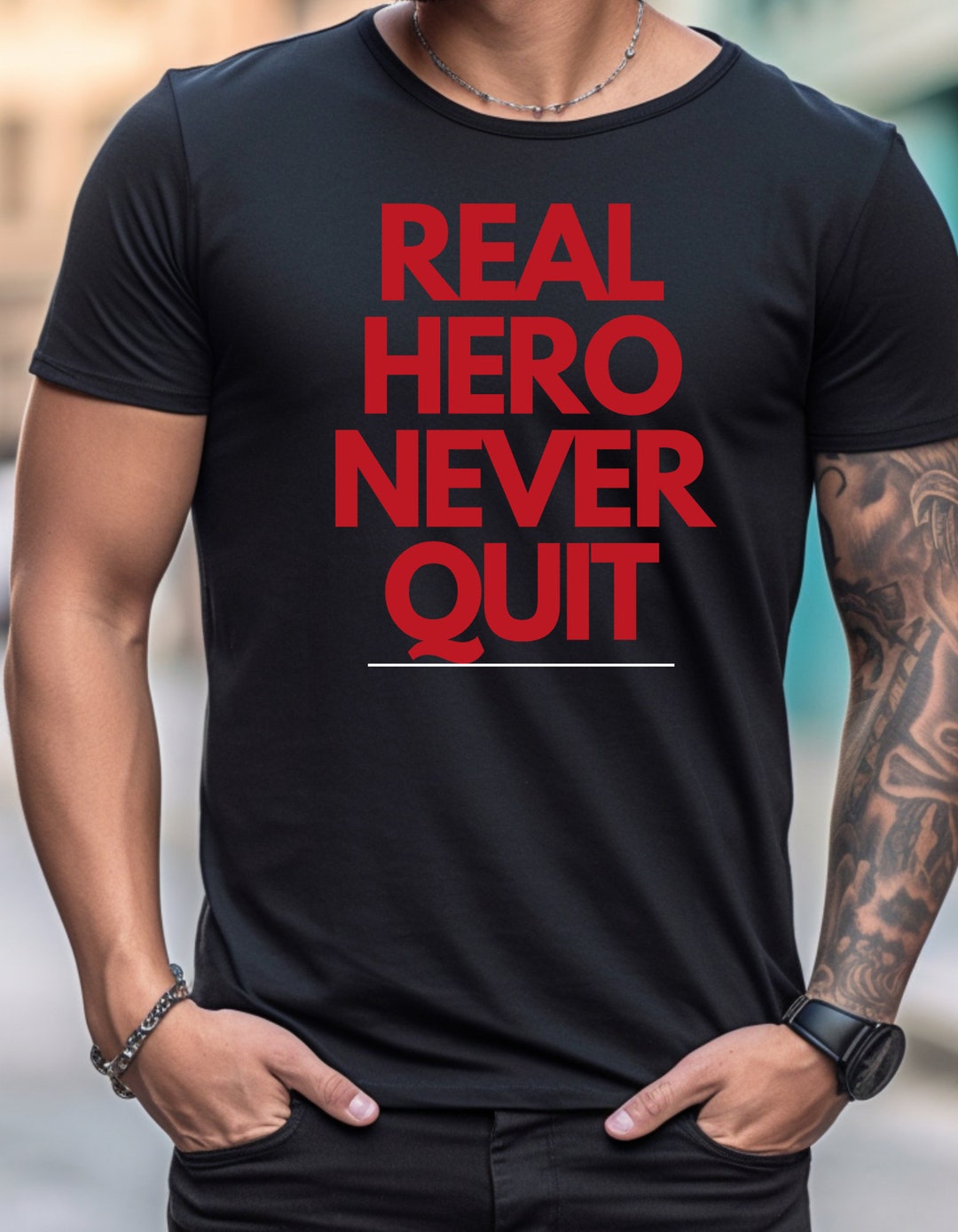Resilience Slogan Tee,inspirational Hero Shirt,never Give up Apparel ...