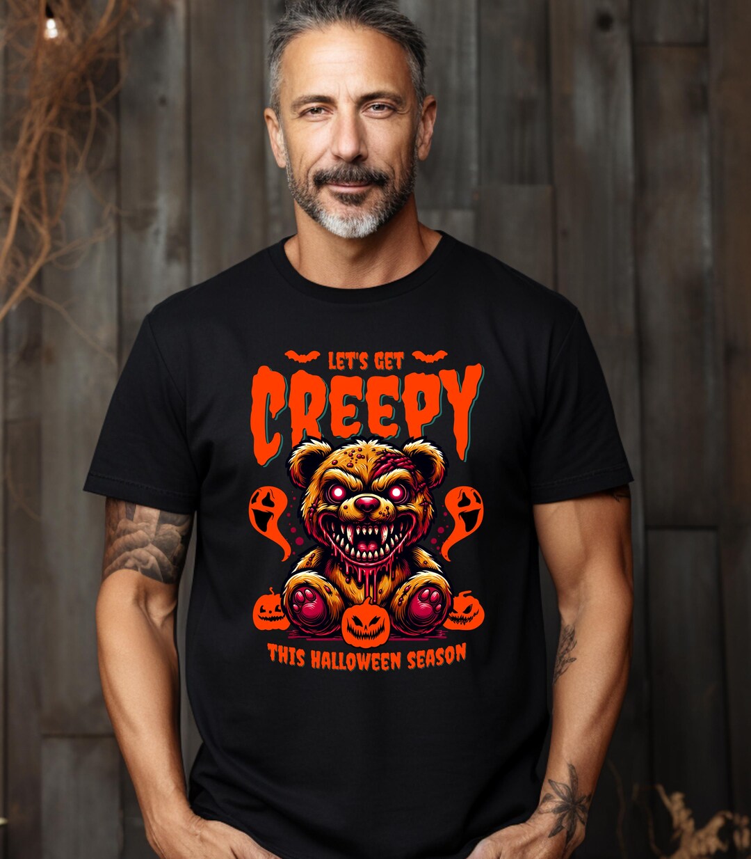 Let's Get Creepy Halloween T-shirt, Halloween Shirt, Shirts for Women ...