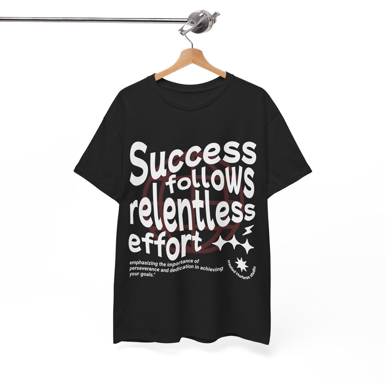 Motivational Success T-shirt, Inspirational Quote Tee, Goal-getter T ...
