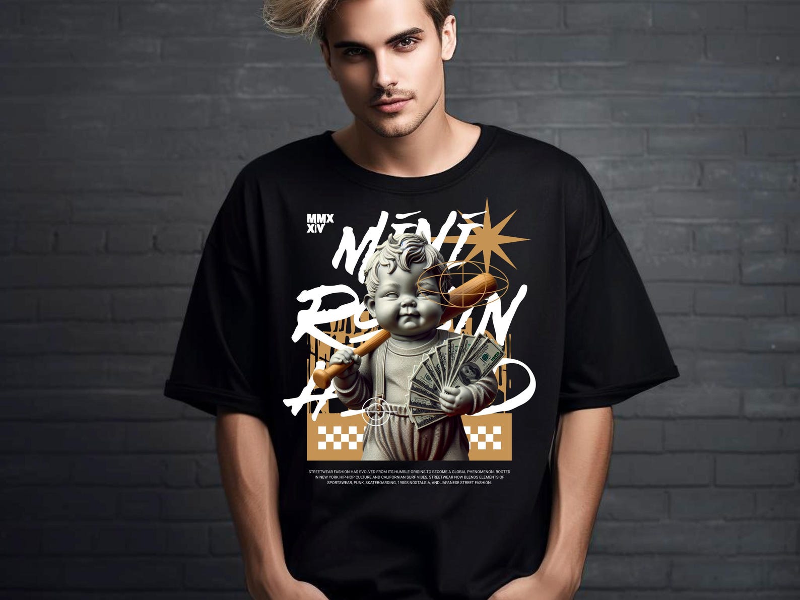 Wealthy Vibes Tee, Money Graphic Tee, Success Symbol Tee, Hustle Hard ...