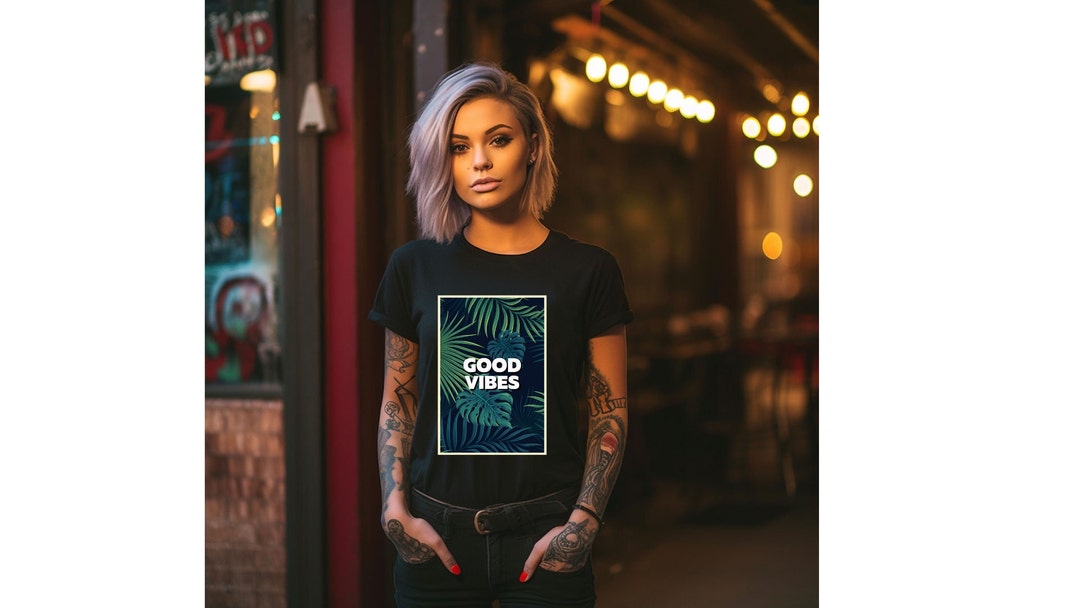Good Vibes' Positive Message Tee,positive T-shirt,good,inspiring ...