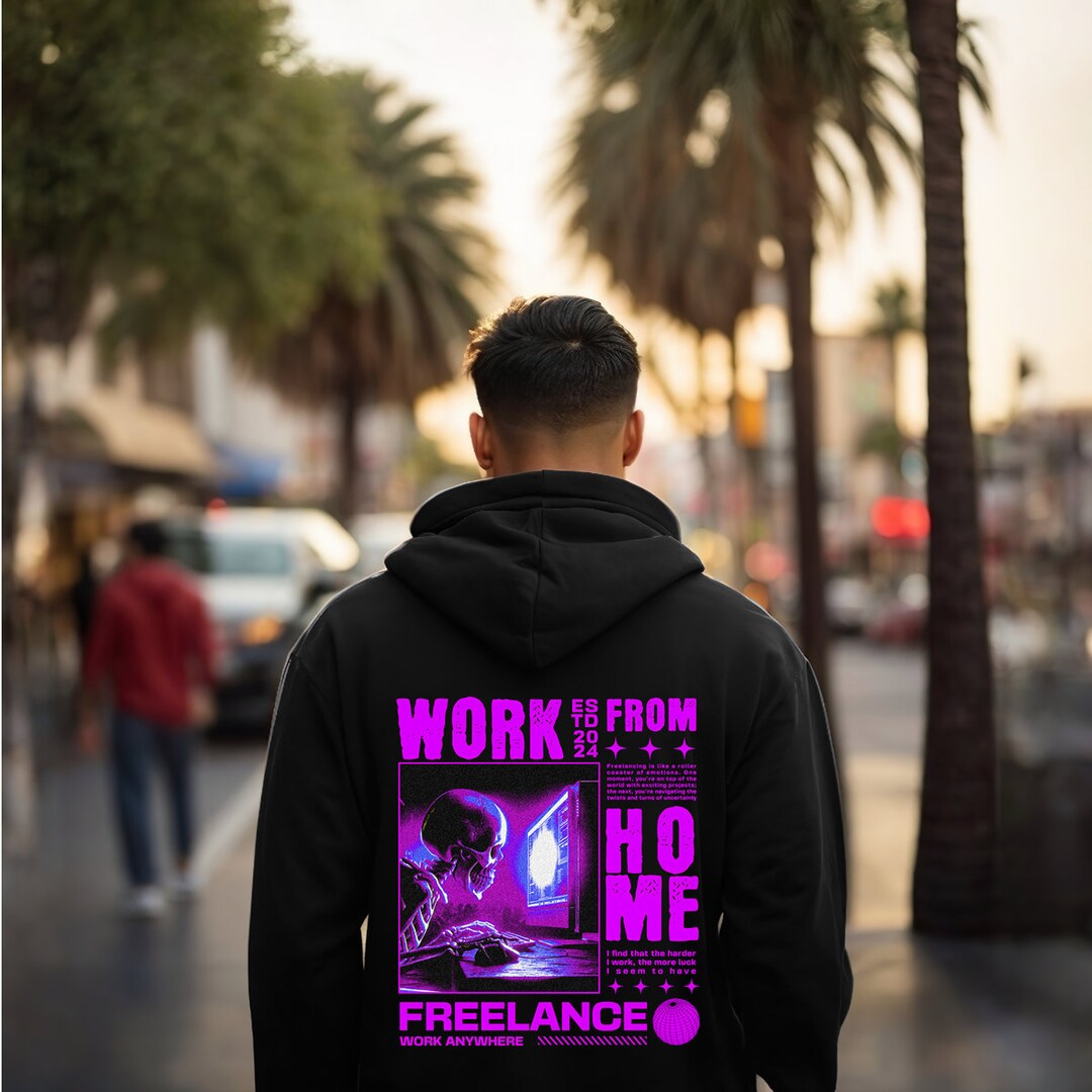 Work From Home Hoodie, Aesthetic Hoodie, Trendy Sweatshirt, Trendy ...