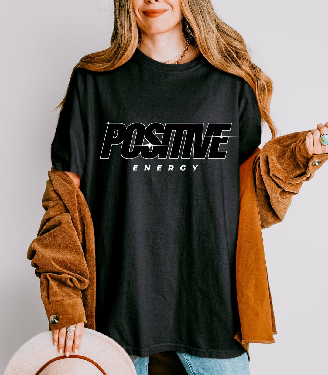 Positive Energy T-shirt, Vintage Graphic, Gift For, Gift, Vintage ...
