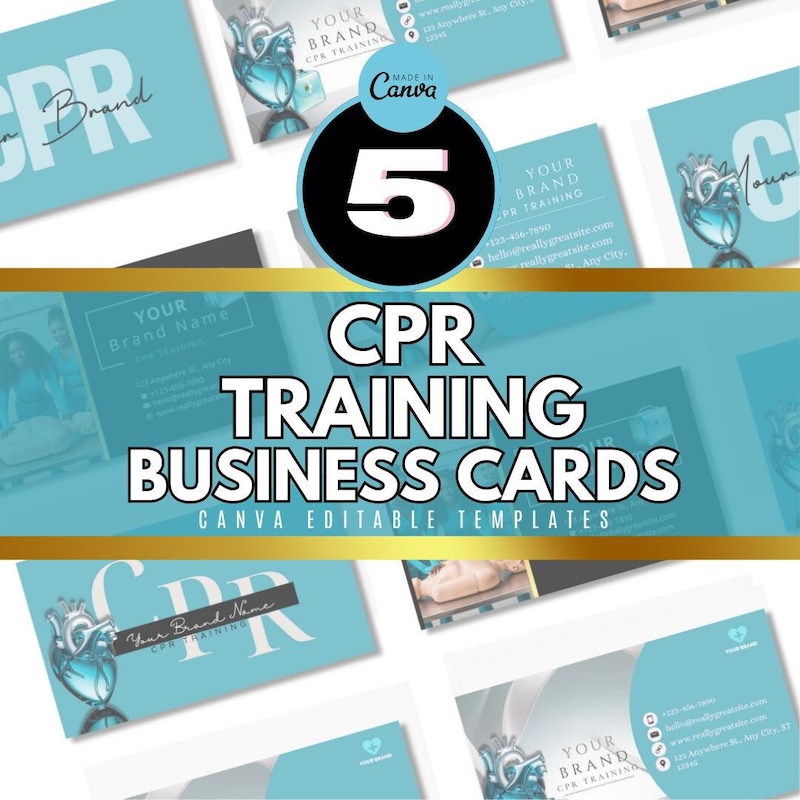 Cpr Training Card - Etsy