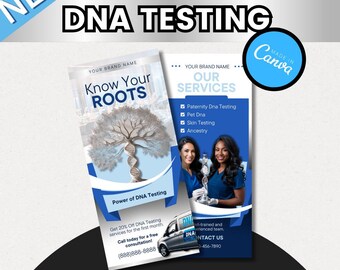 DNA Testing Rack Card / DIY Medical Service/ Mobile Physical Exam ...