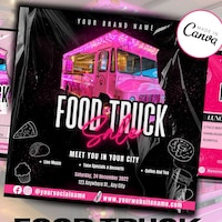 FOOD Menu Template / Food Truck Menu Template / Food Menu / Canva ...
