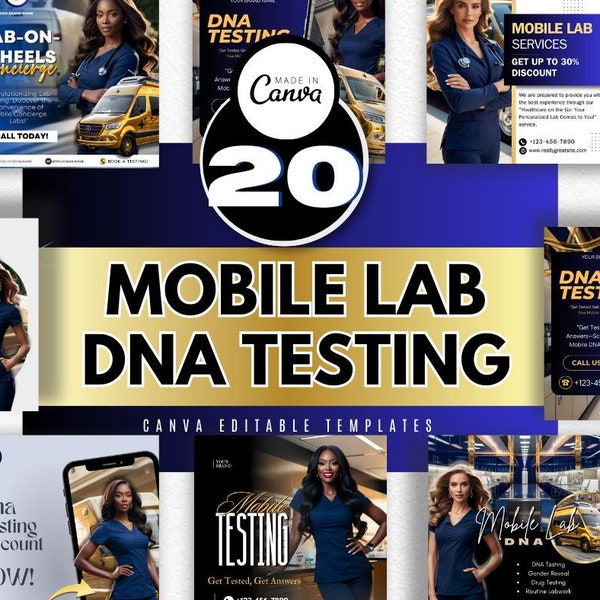 Mobile Lab Testing Flyer - Etsy