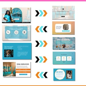 Mobile DNA Testing Service Canva Bundle Template / DIY Medical Flyer ...