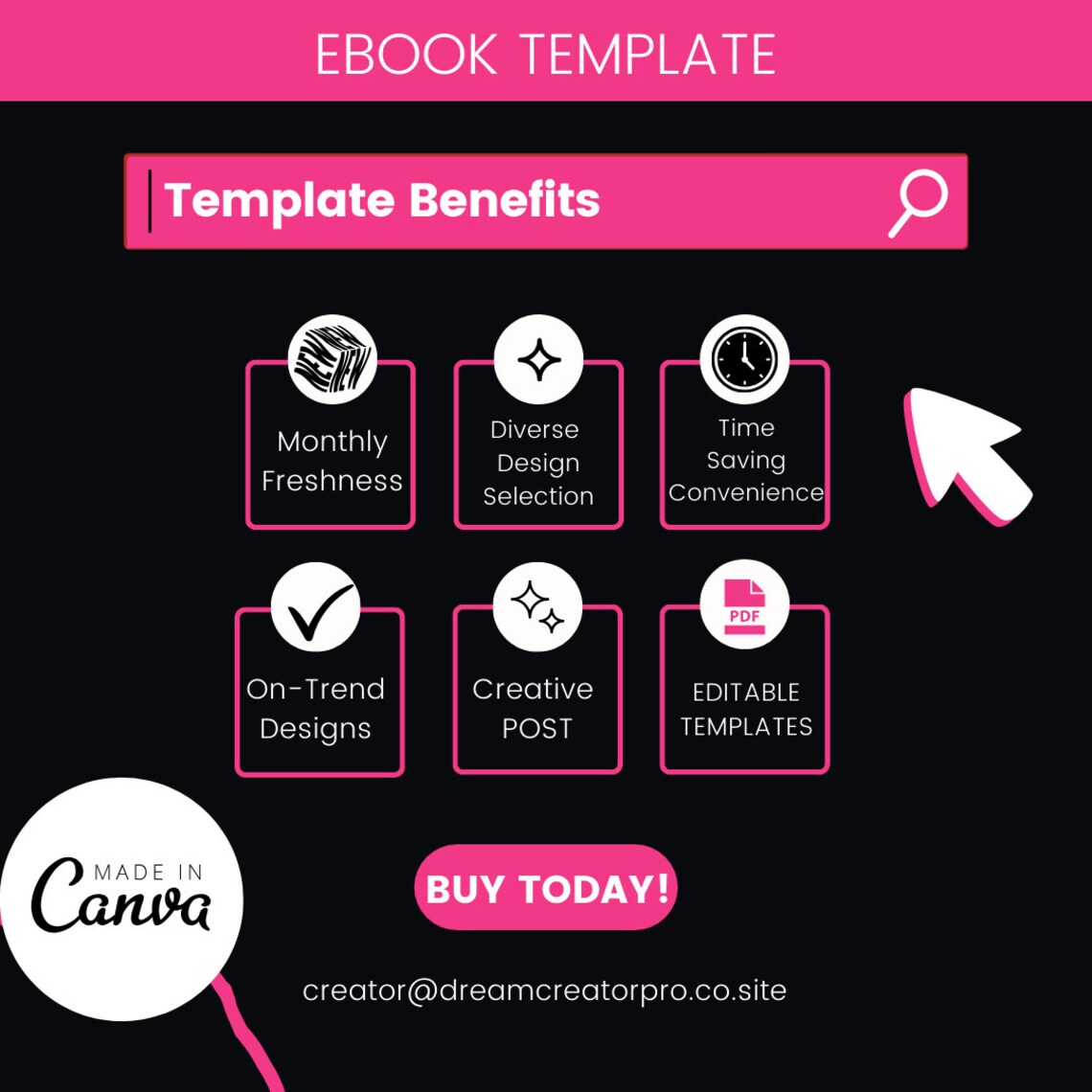 Ebook Template Canva / Canva Guide Template / Canva Ebook Template / Workbook Template Canva ...