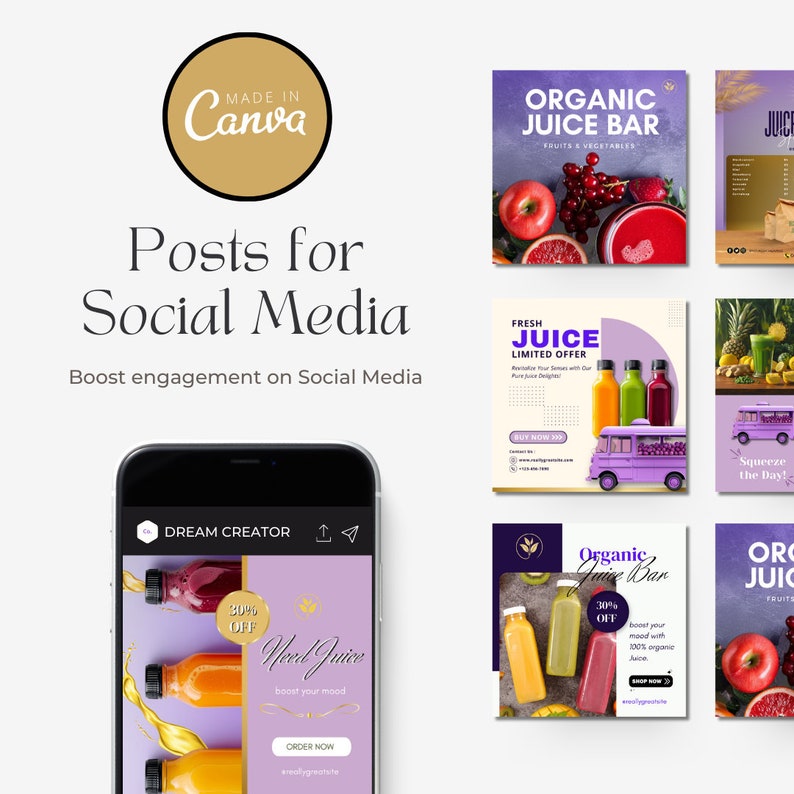 Juice Bar / Juice Bar Templates / Juice Bar Menus / Bar Menu / JUICE ...