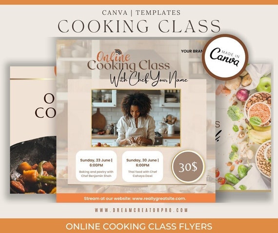 Cooking Class Flyer Template Cooking Classes Flyer