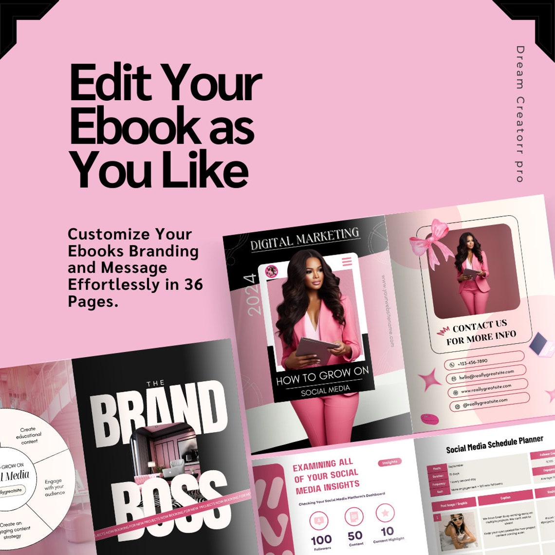 Ebook Template Canva / Canva Guide Template / Canva Ebook Template ...