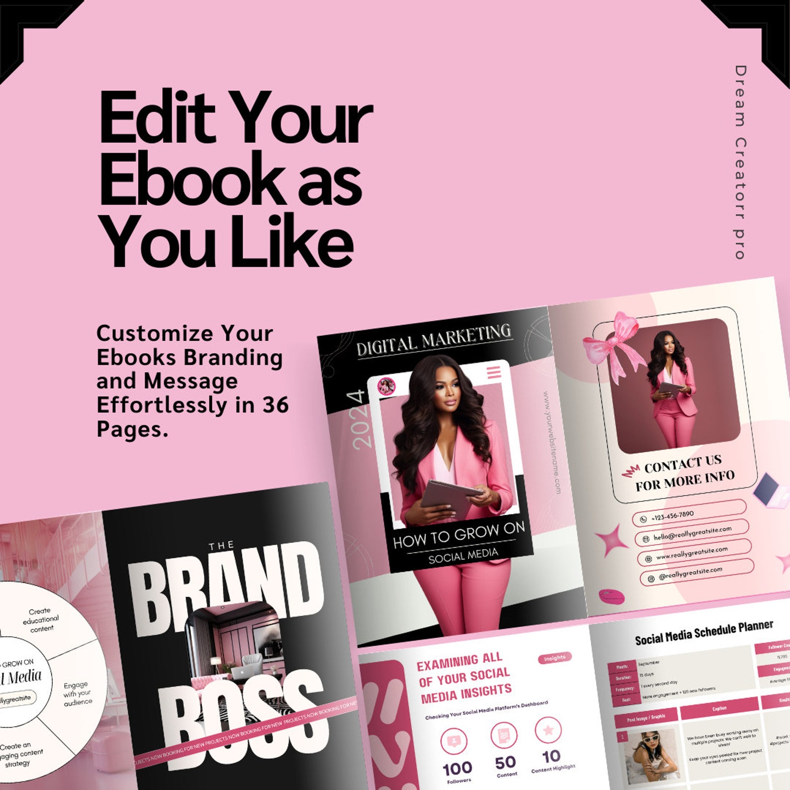 Ebook Template Canva / Canva Guide Template / Canva Ebook Template ...