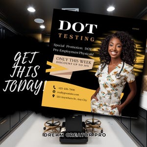 DOT & Pre-employment Physicals / DIY Medical Service Flyer/ Mobile ...