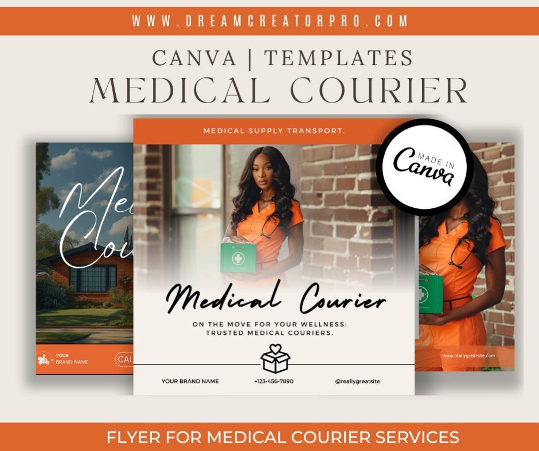 Medical Courier Service Flyer / DIY Medical Courier Service Flyer ...